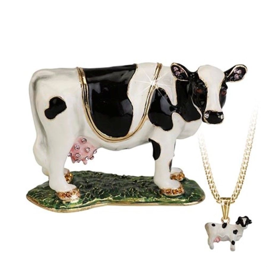 Hidden Secrets Friesian Cow Trinket Box – Sultan's Emporium